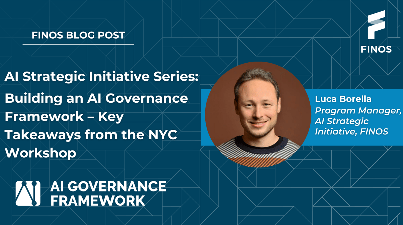 AI Strategic initiative series: Building an AI Governance Framework ...