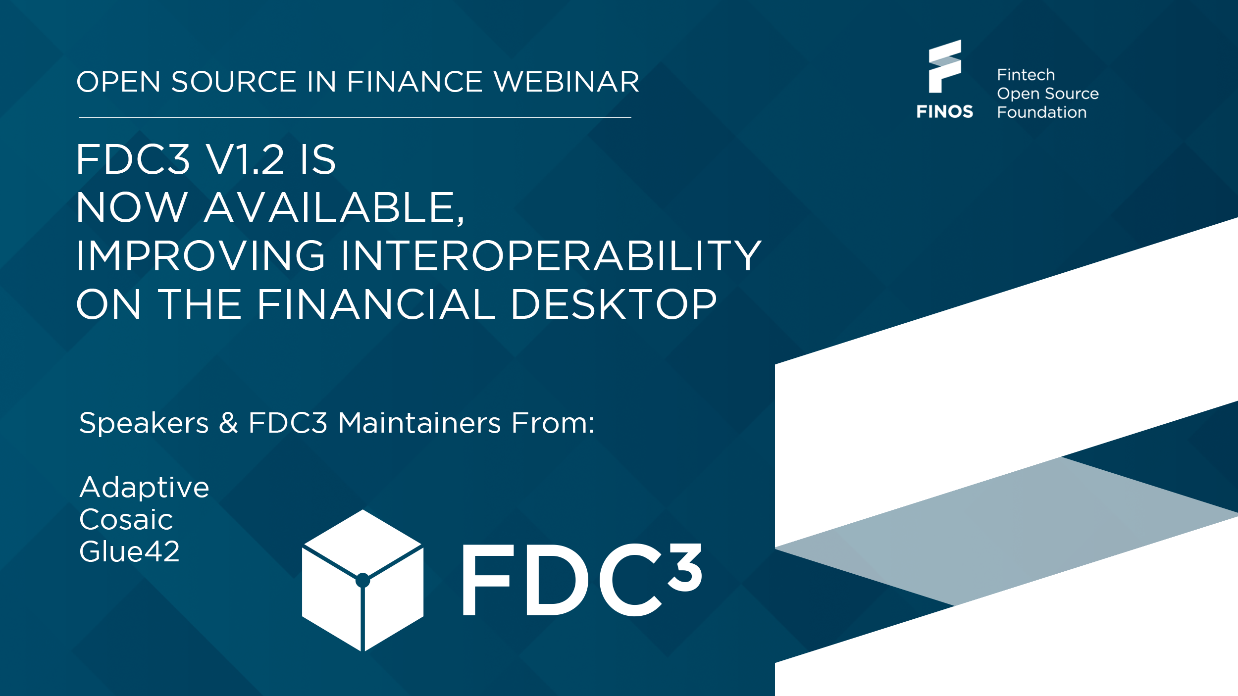2021-05-12 OS in Finance Webinar - FDC3 1.2 Release